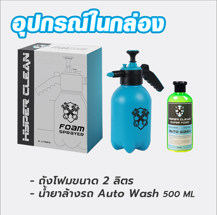 Hyperclean - ชุดโฟมล้างรถเริ่มต้น