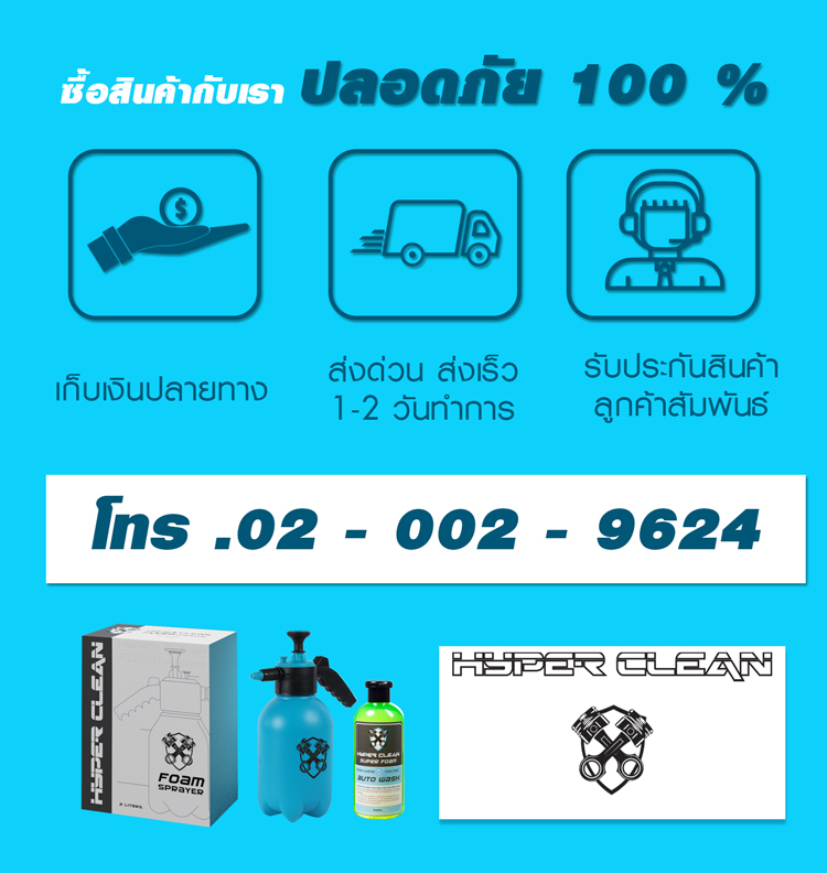 Hyperclean - ชุดโฟมล้างรถเริ่มต้น